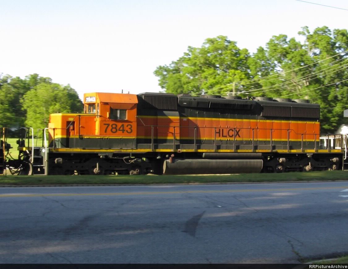 HLCX 7843 (SD40-2)